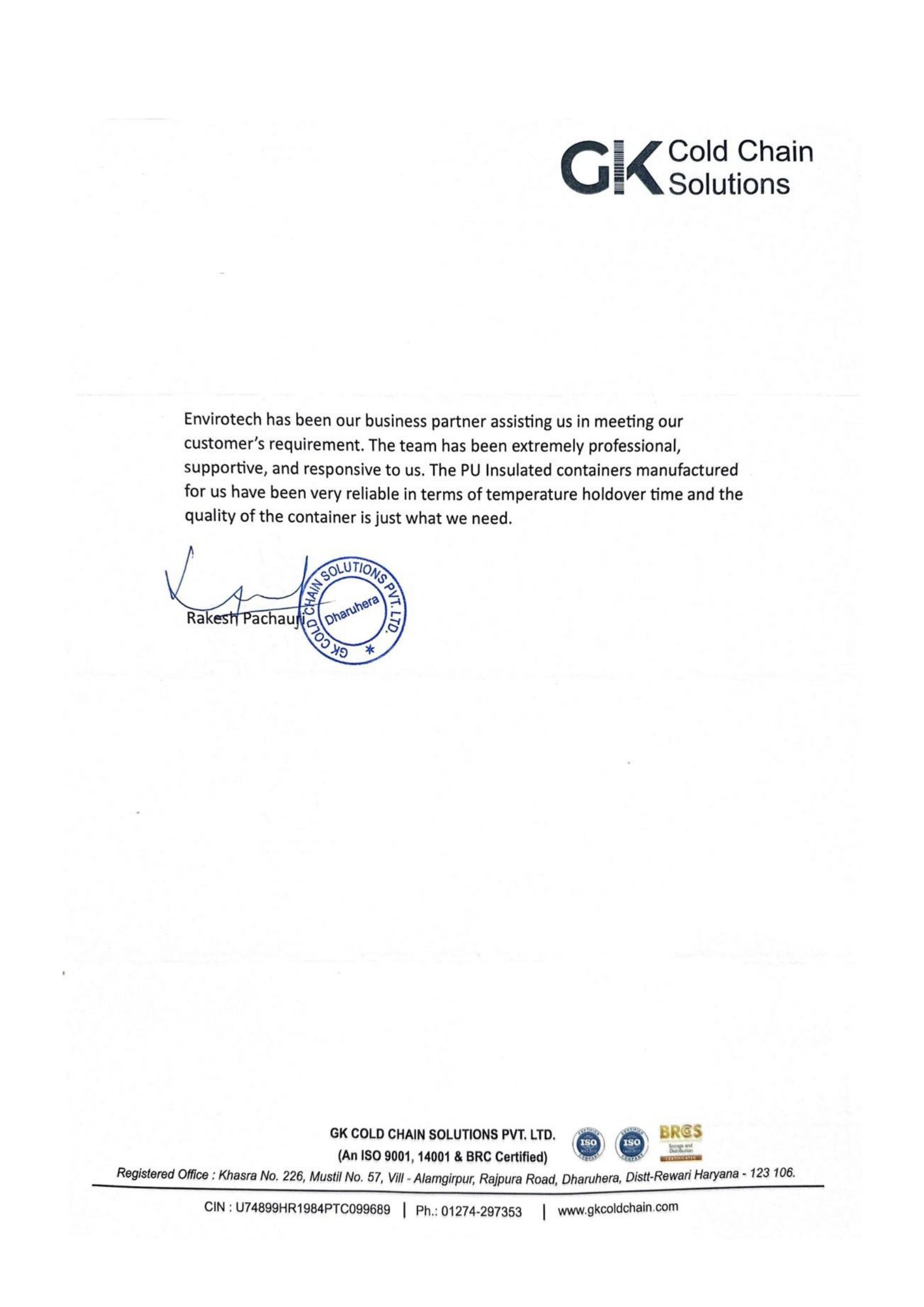 - Envirotech Engineering Private Limited